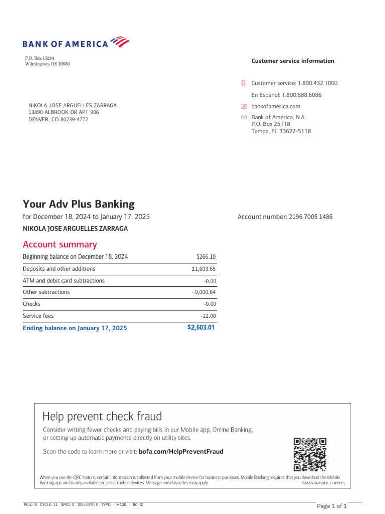 Bank Statement | PDF