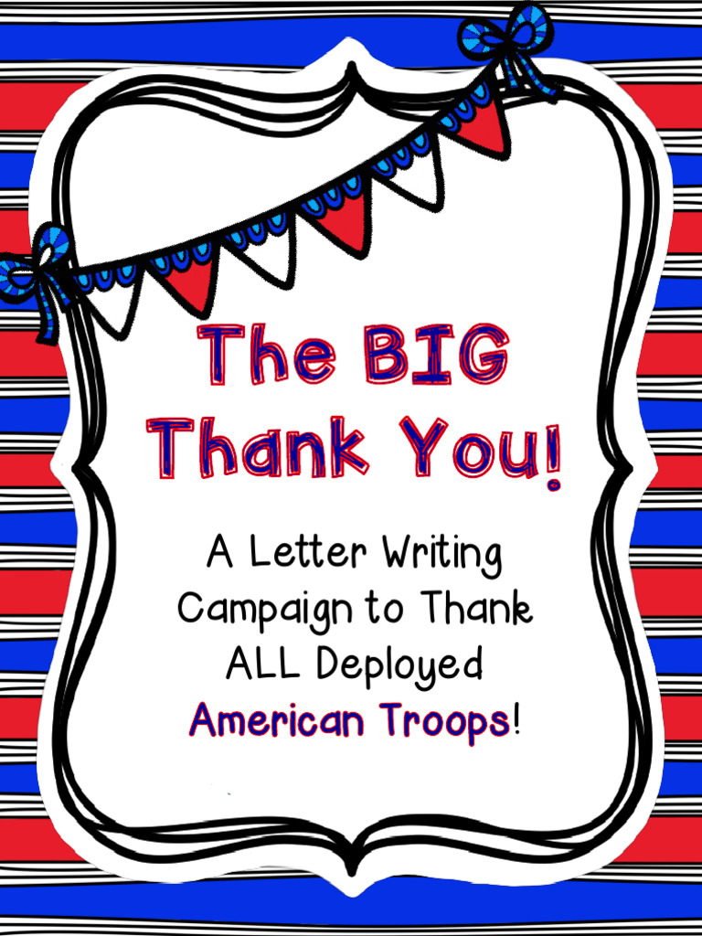 A Letter Writing Campaign To Thank ALL Deployed ! | PDF