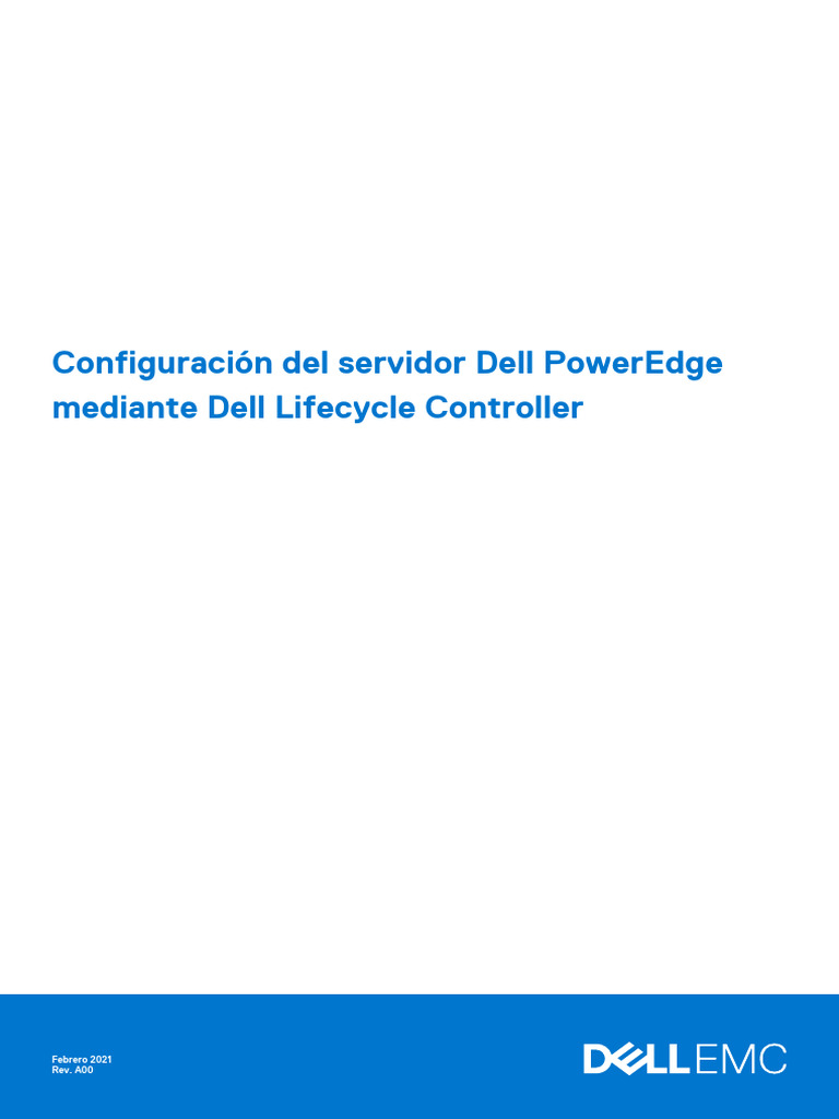 Dell Lifecycle Controller | PDF | Servidor (Computación) | Dell