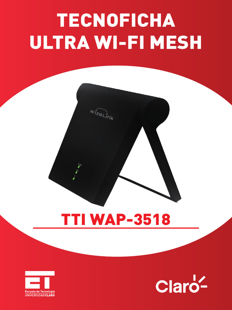 Configuración WAP-3518 Mesh Wi-Fi | PDF | Wifi | Tecnología móvil