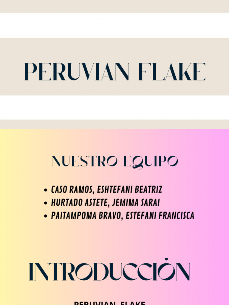 Peruvian Flake.. Grupo 2 - 20250218 - 101756 - 0000 | PDF