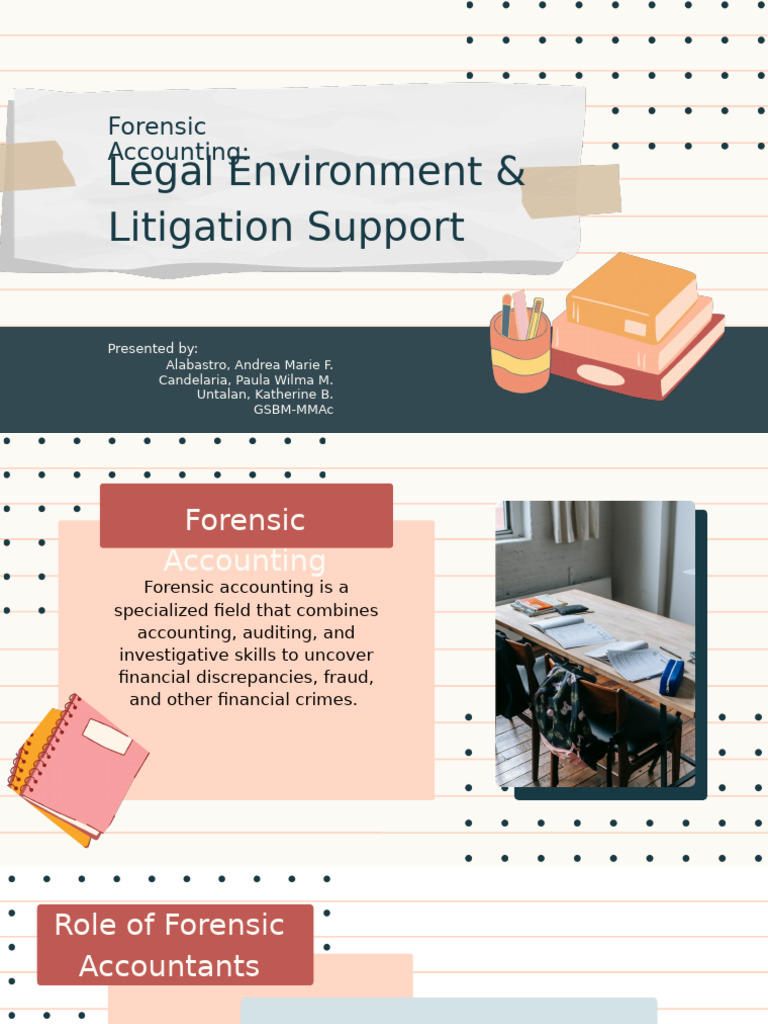 Forensic Accounting Overview and Support | PDF | Expert Witness ...