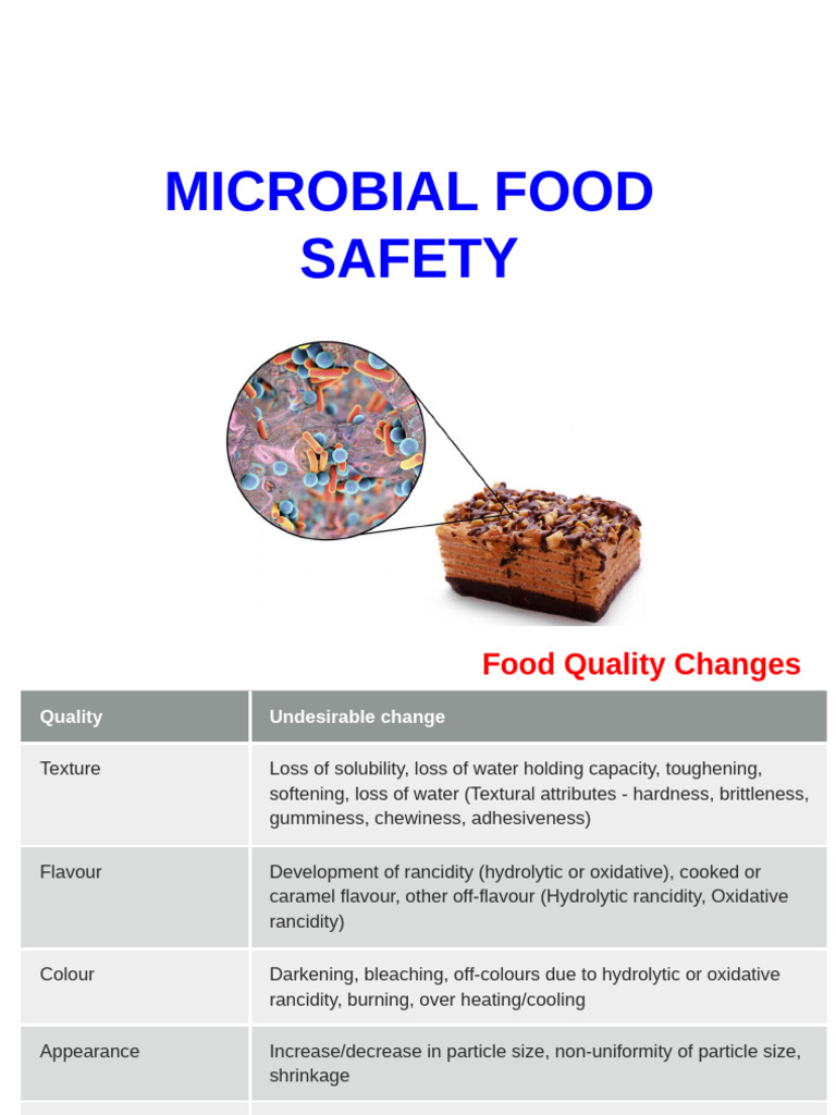Microbial Food Safety and Quality Factors | PDF | Bacteria | Gram ...