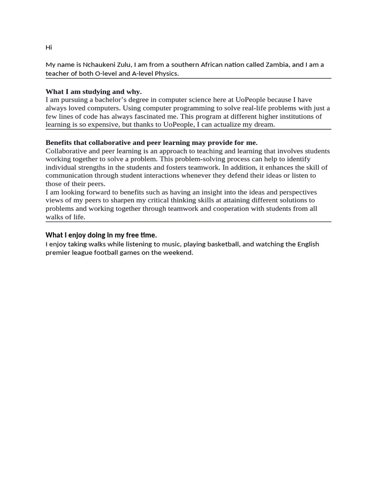 Discussion Forum Assignment Unit 1 | PDF