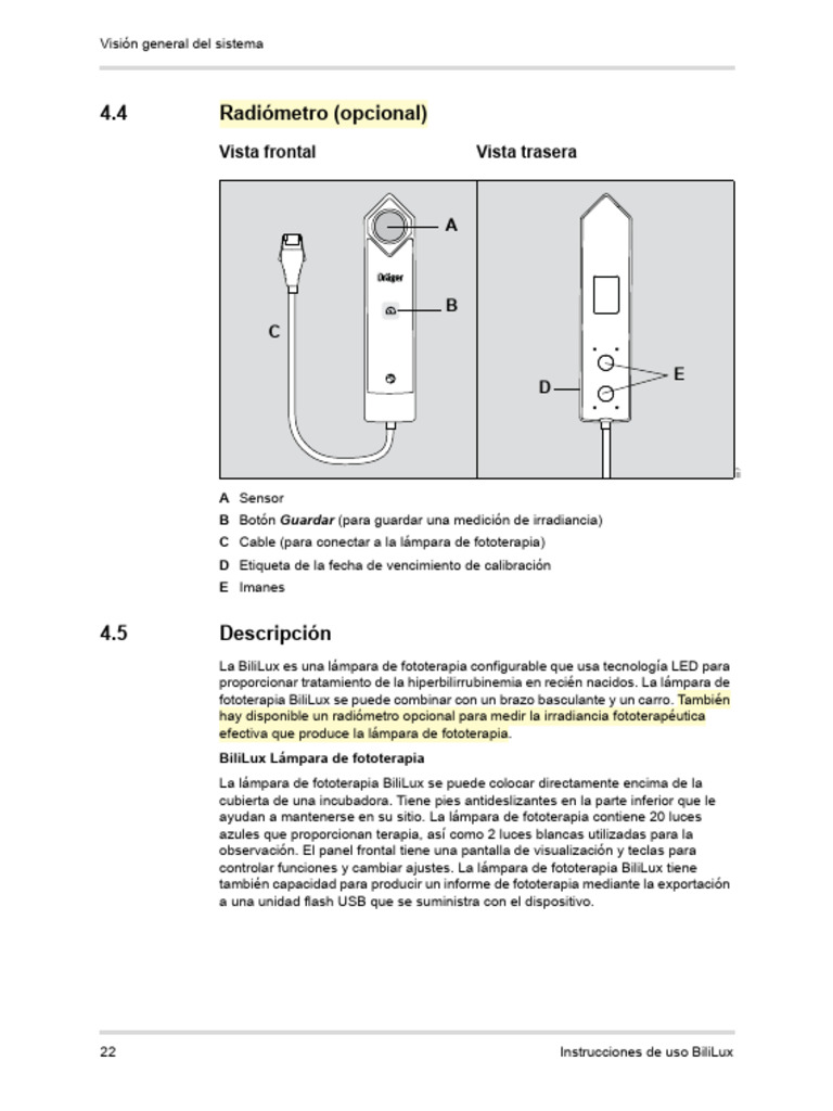 Bililux Radiómetro | PDF | Espectro electromagnético | Radiación ...
