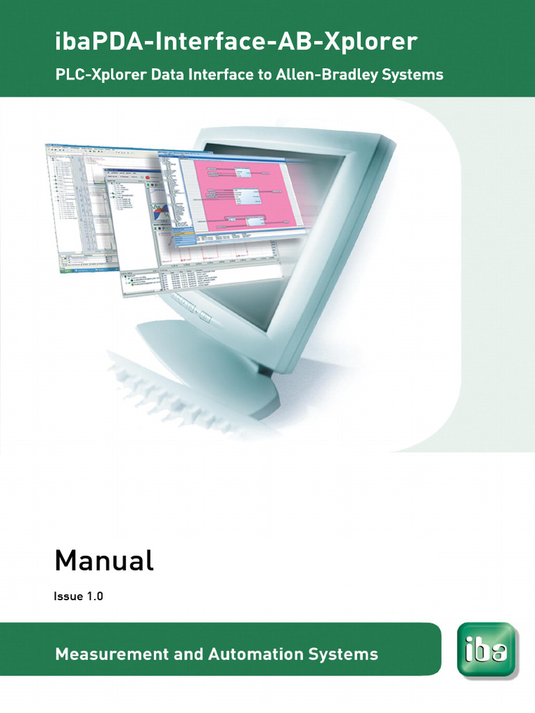 Ibapda Interface Ab Xplorer V10 En A4 Pdf Programmable Logic Controller Computer Network