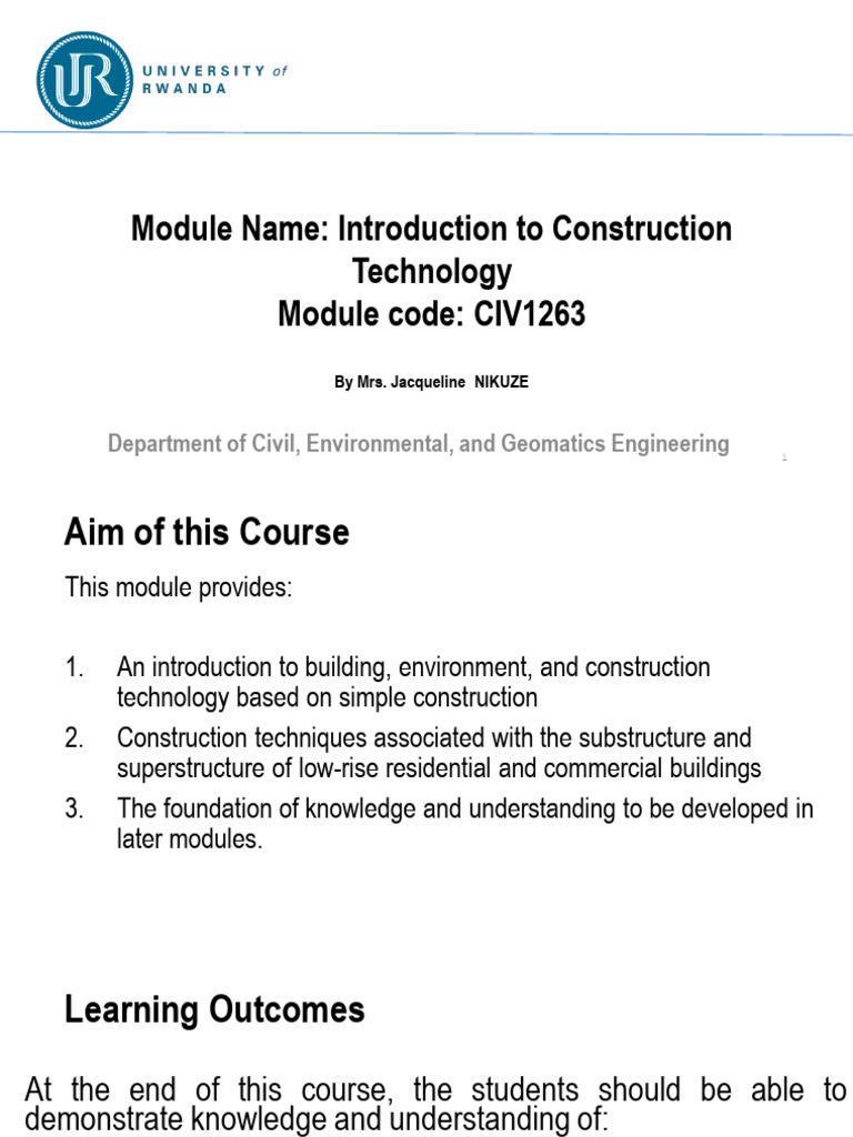 Intro to Construction Tech Course | PDF | Loader (Equipment ...