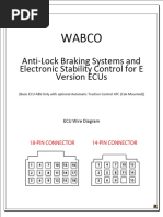 WABCO Truck ABS ECU Wire Diagram | PDF | Anti Lock Braking System ...
