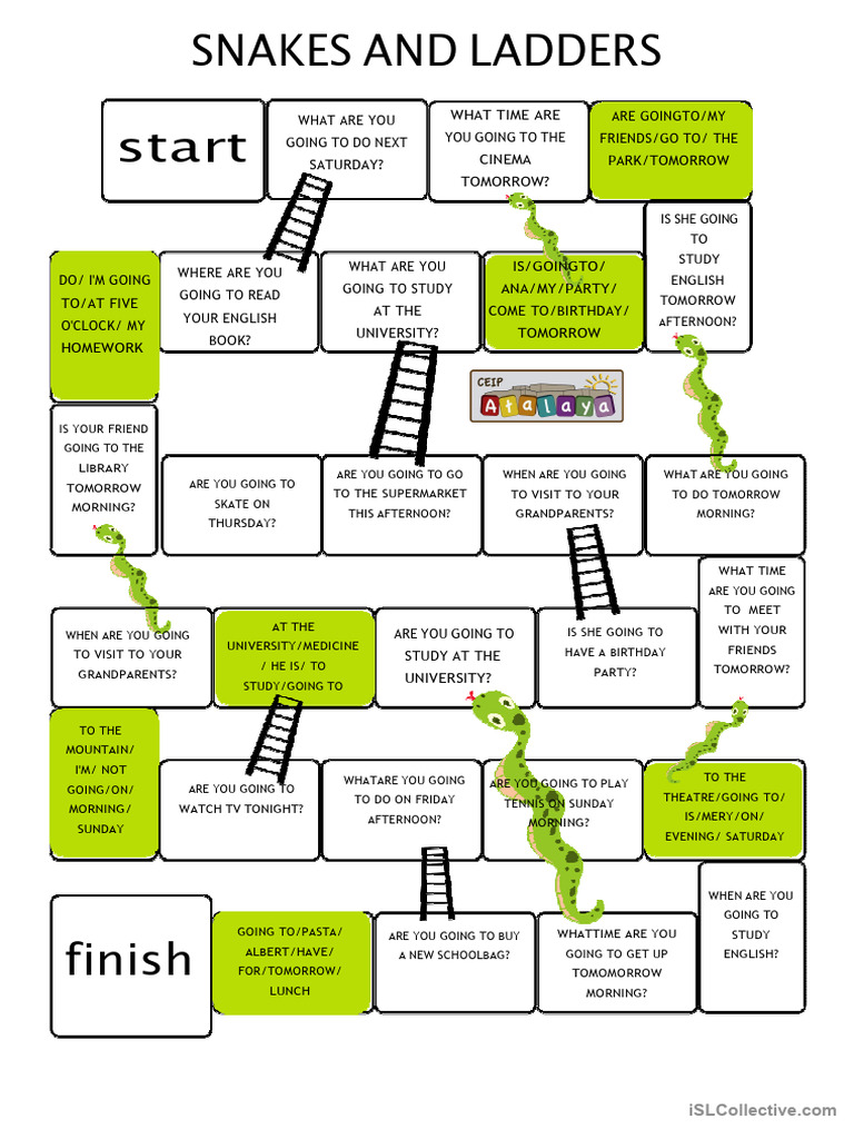 Snakes and Ladders Game Instructions | PDF