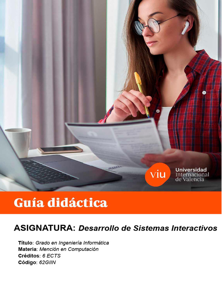 62GIIN Guia Didactica - Desarrollo de Sistemas Interactivos | PDF ...