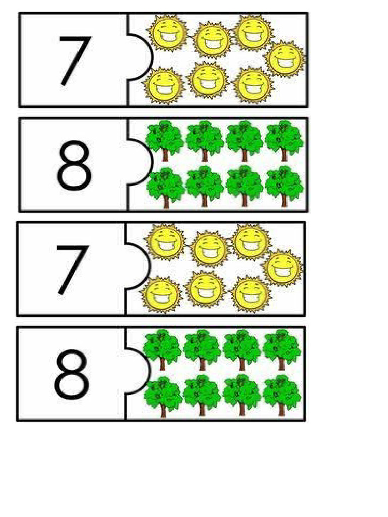 Pareamento de Numeros e Quantidade | PDF