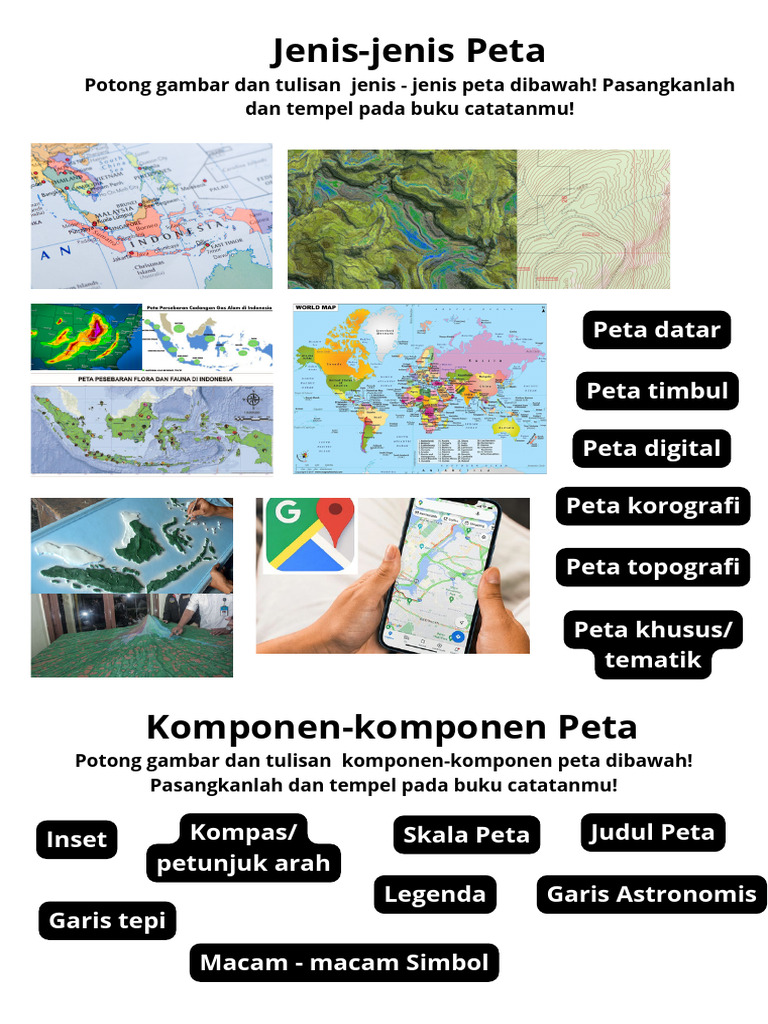 Jenis-Jenis Peta - 20241015 - 062826 - 0000 | PDF