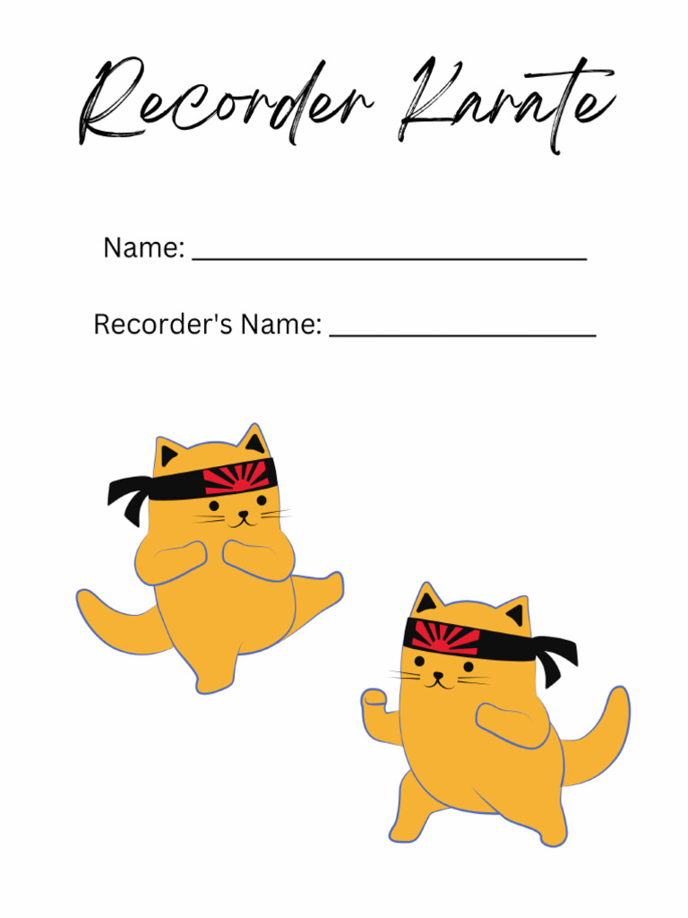 Recorder Karate | PDF