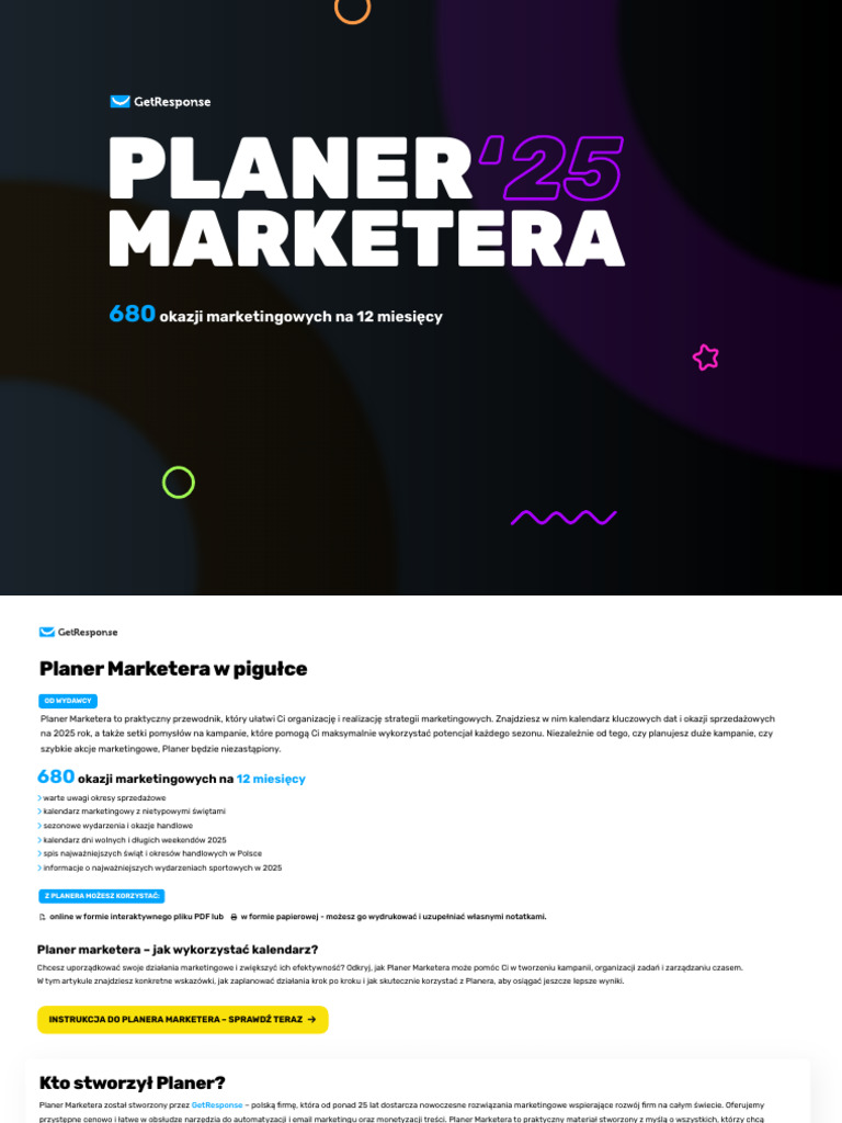 Planer Marketera | PDF