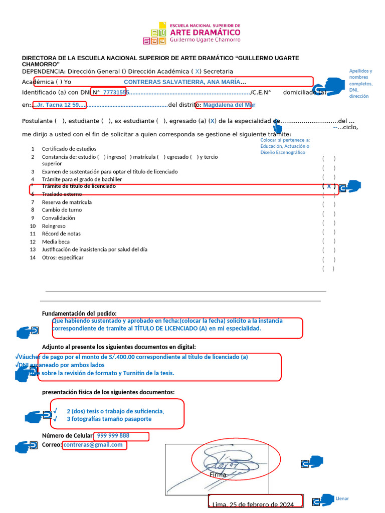 Modelo Fut Titulo Licenciado 2024 | PDF