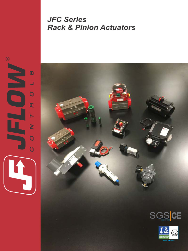JFC Rack & Pinion Actuators Overview | PDF | Valve | Actuator