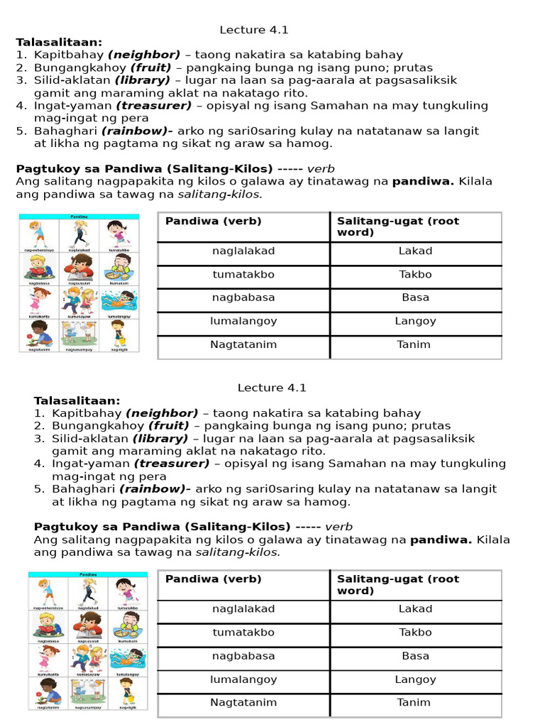 Lecture 4.1 - Fil 2 Am | PDF