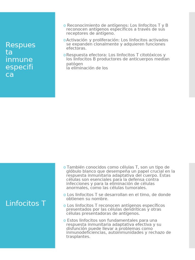 Clase 4 Interacción Hospedero Parásito y Respuesta Inmune4 | PDF | Sistema inmune | Antígeno
