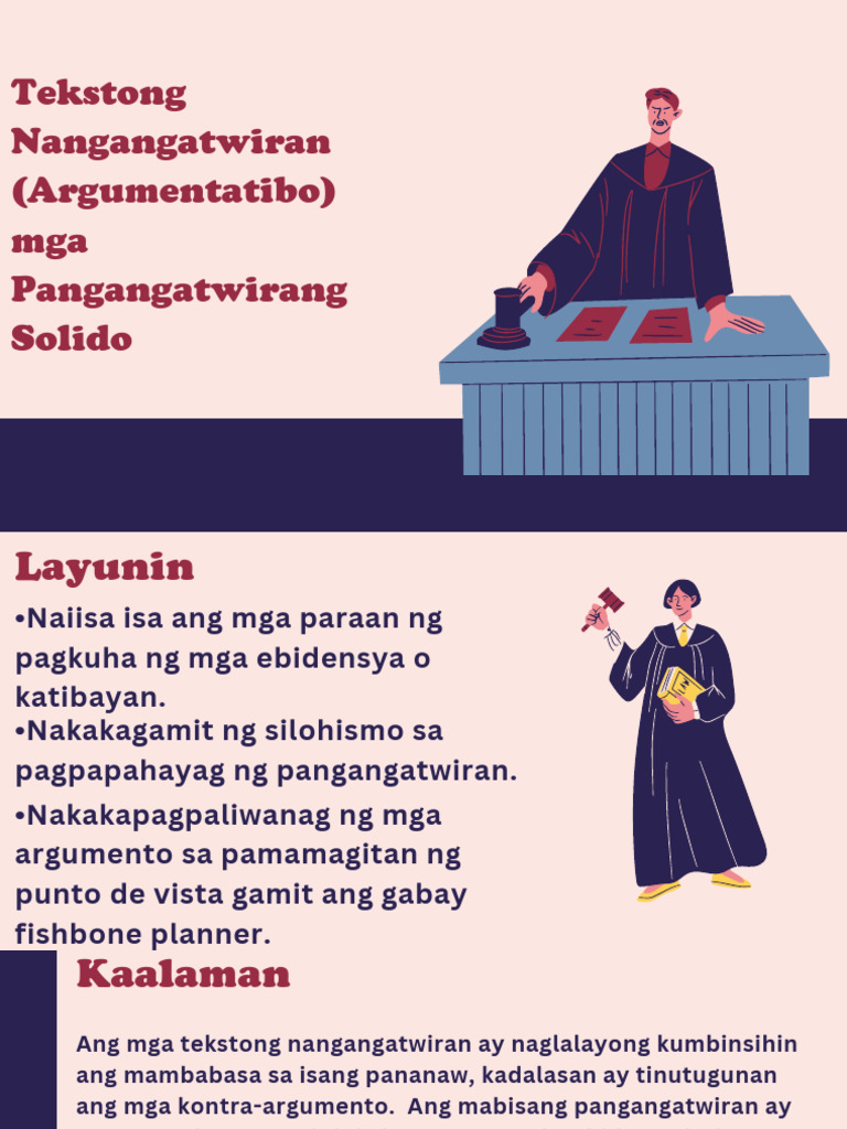 Argumentative Writing Education Presentation in Purple and Pink Simple ...