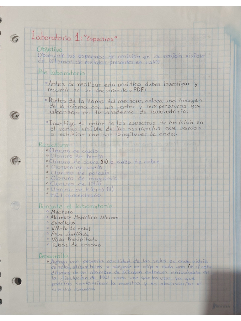 Laboratorio Espectro | PDF