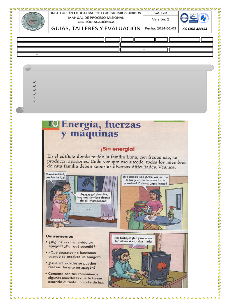 Guía de Energías y Fuerzas para 5° Grado | PDF | Imán | Fricción