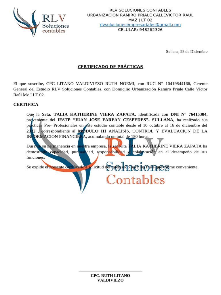 HOJA MEMBRETADA RLV 1 | PDF