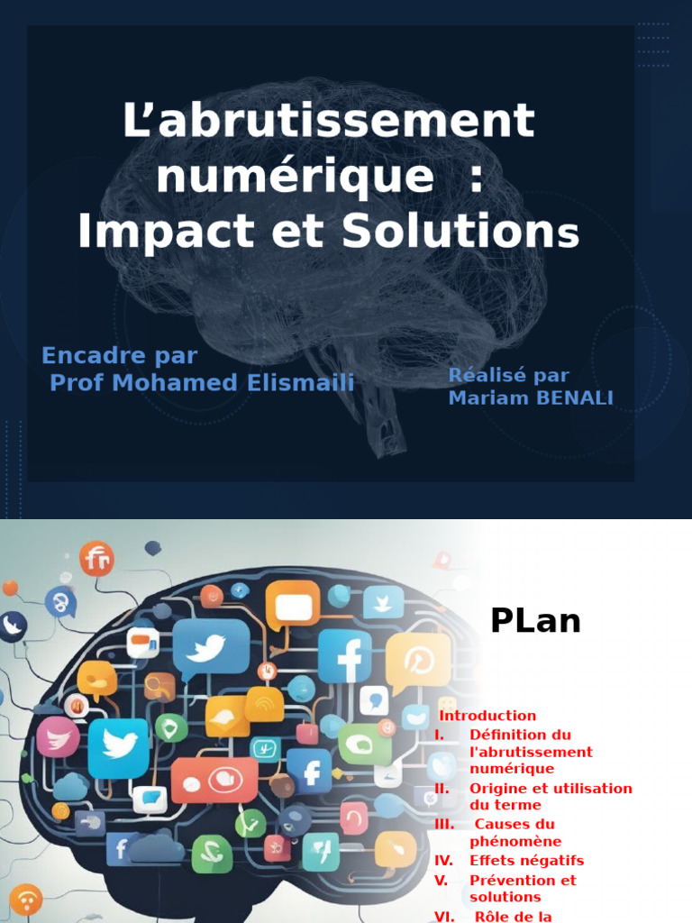 Brain - Rot - Presentation Francais | PDF | Réseautage social | Données numériques