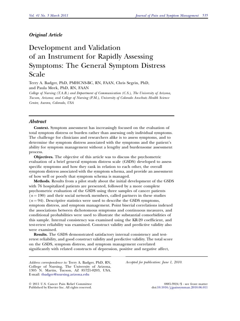 Development and Validation of An Instrument For Ra | PDF | Validity ...