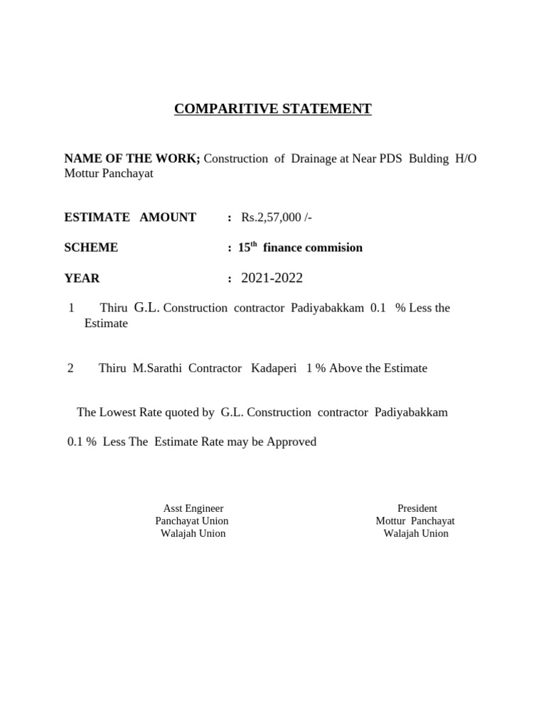 Comparitive Statement Pdf 3694