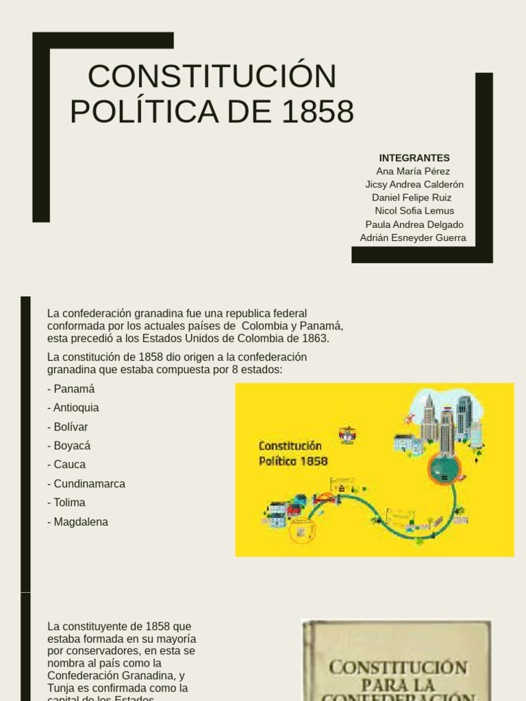 Constitución Política de 1858 | PDF | Colombia | Gobierno