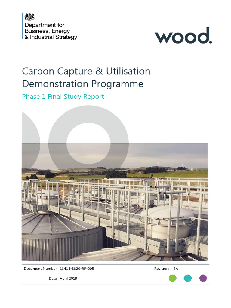 13414-8820-RP-005 Phase 1 Final Study Report Rev 3A | PDF | Carbon Dioxide | Carbon Capture And ...
