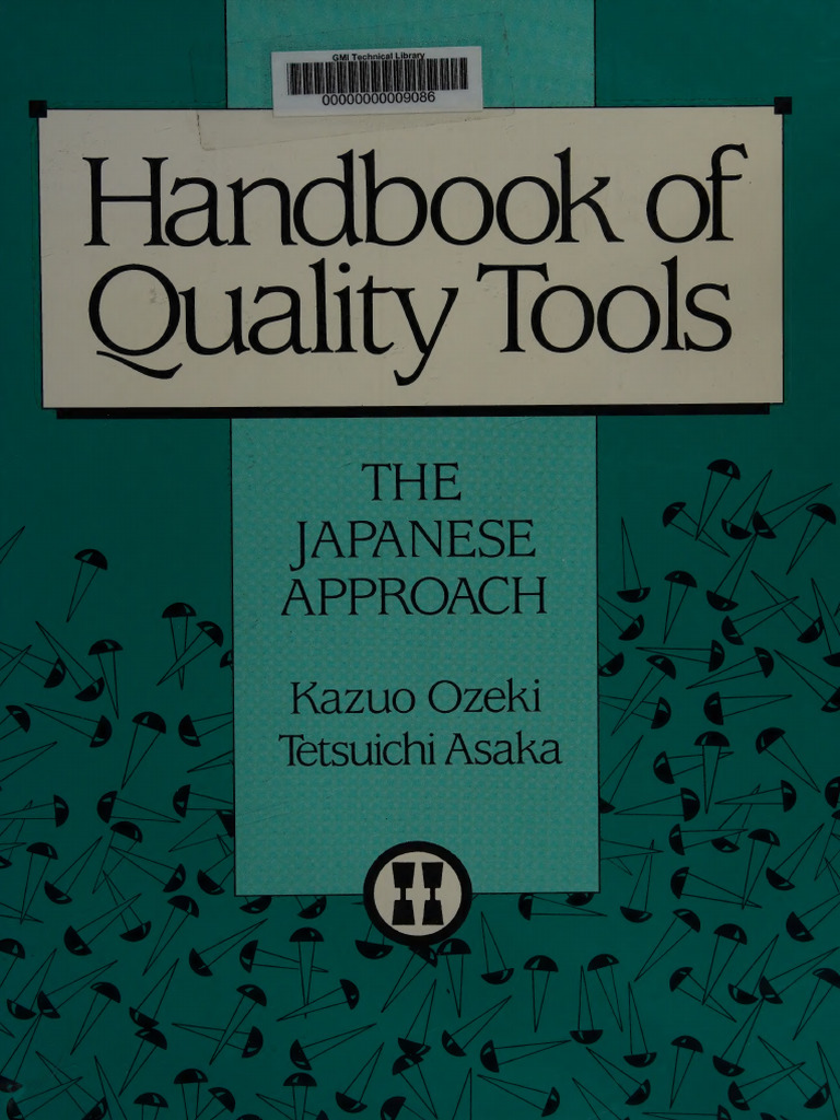 01handbook of Quality Tools, The Japanese Approach | PDF | Reliability ...