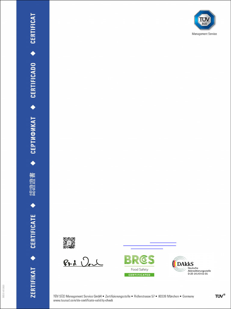 BRC-certificaat-2023-2024-Proviande-Beef | PDF