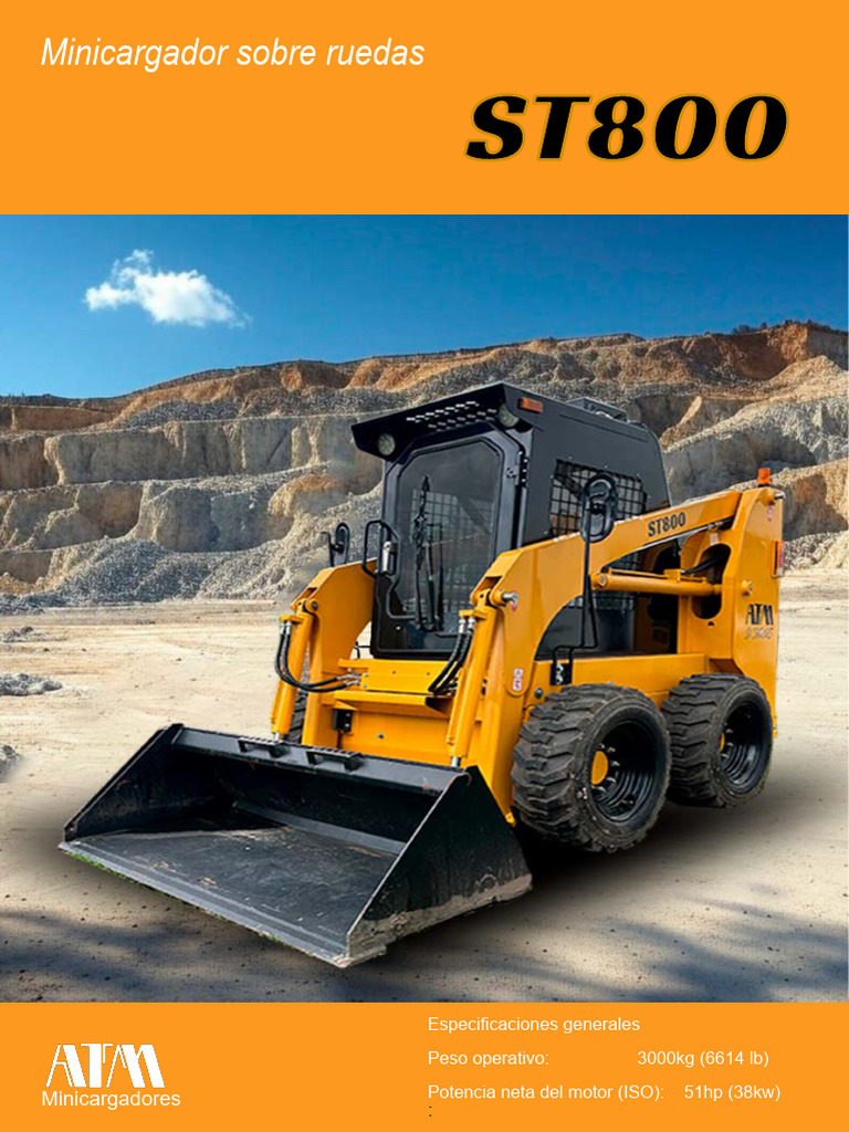 CATALOGO MINICARGADOR ATM ST800 | PDF | Vehículos | Vehículo de motor