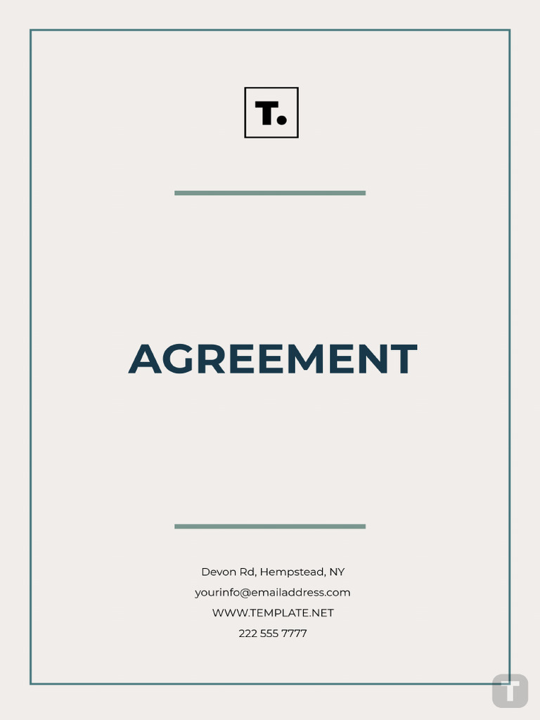 Agreements Template | PDF