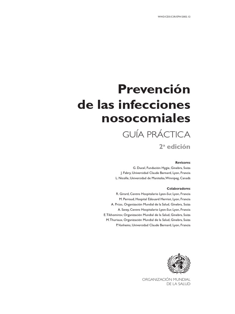 1 Control de Infección Intrahospitalaria - Respuestas | PDF | Infección ...