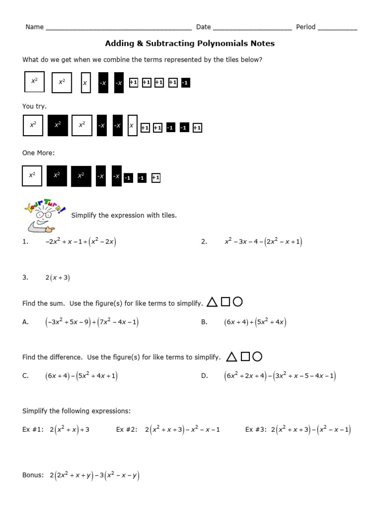 Polynomial Operations Guide | PDF | Length | Elementary Geometry