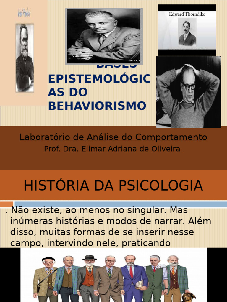 Behaviorismo clássico | PDF | Psicologia | Behaviorismo