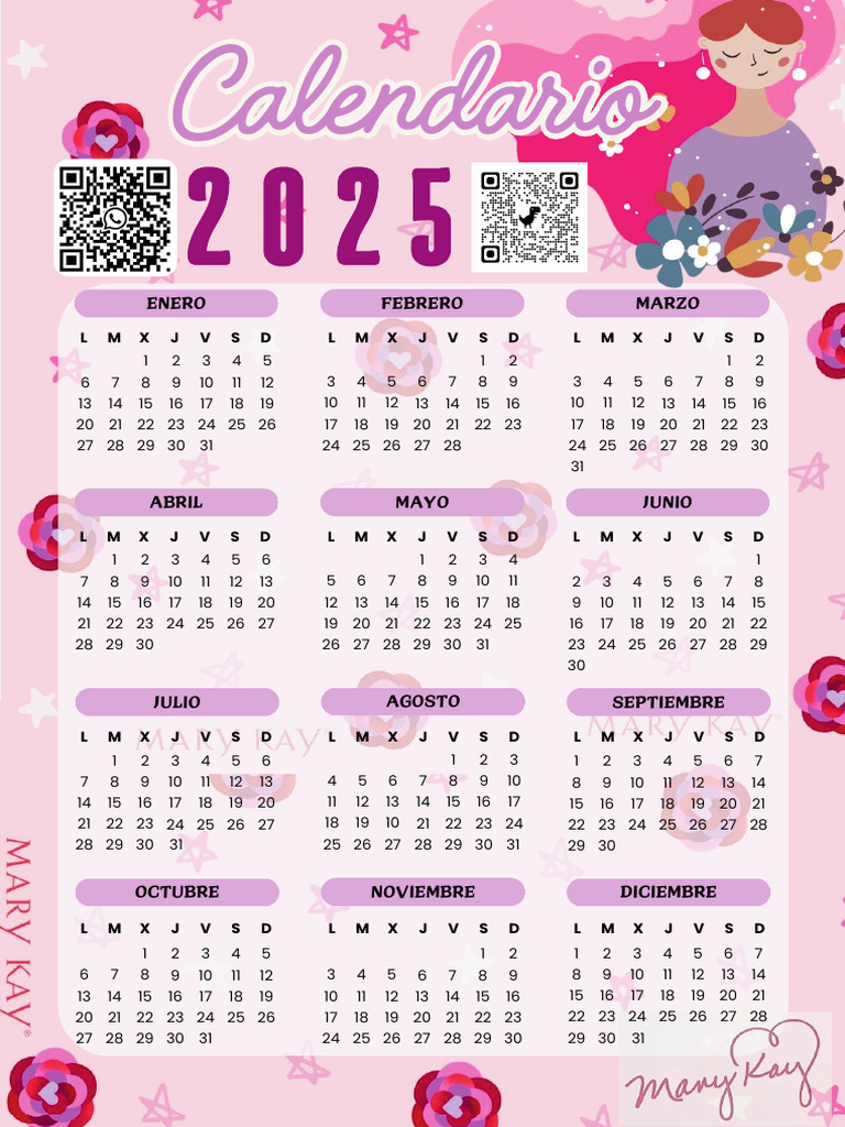 Calendario Mary Kay 2025 | PDF