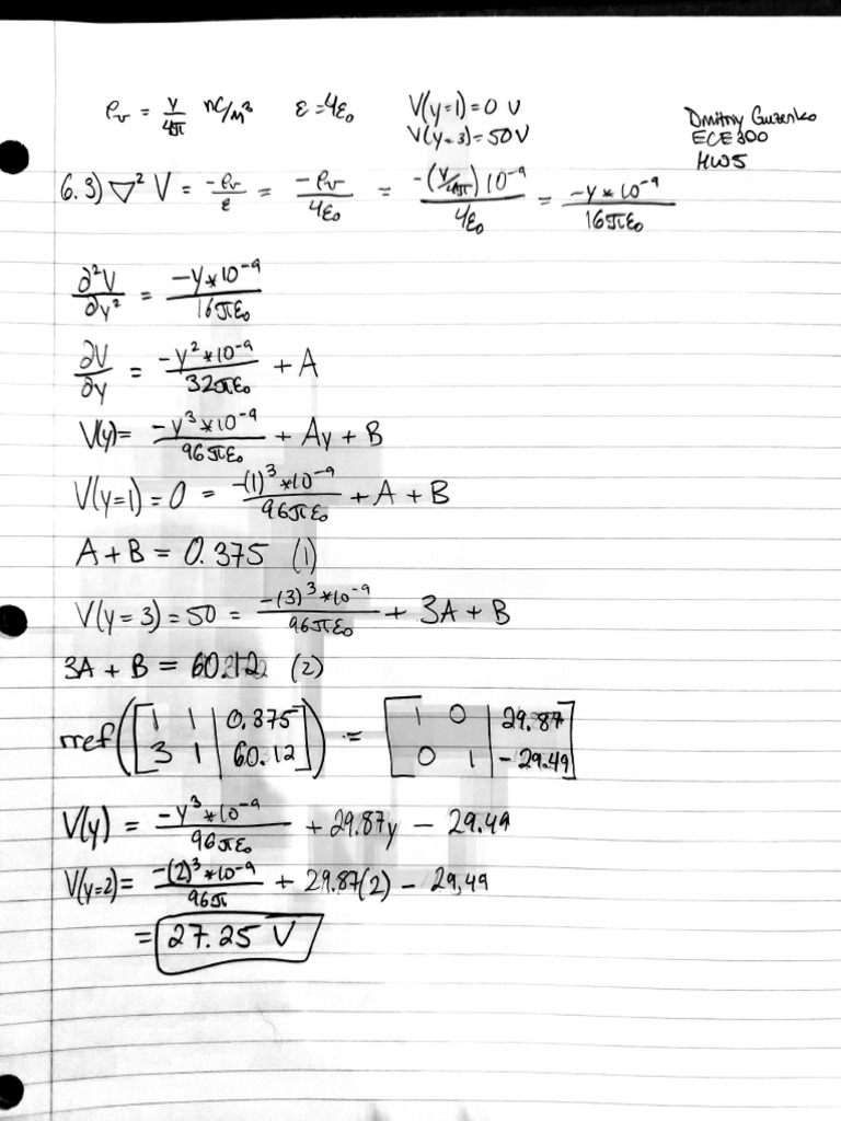 Guzenko ECE300 HW5 | PDF