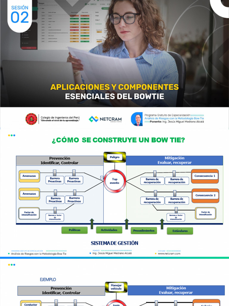 Sesión 02 - Analisis de Riesgos Con La Metodología BOW TIE | PDF | Ingeniería de confiabilidad ...