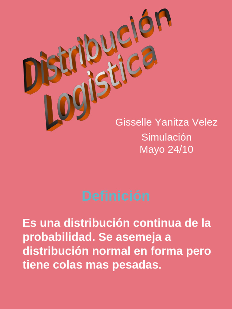 Distribución Logistica - Guisselle Yanitza | PDF