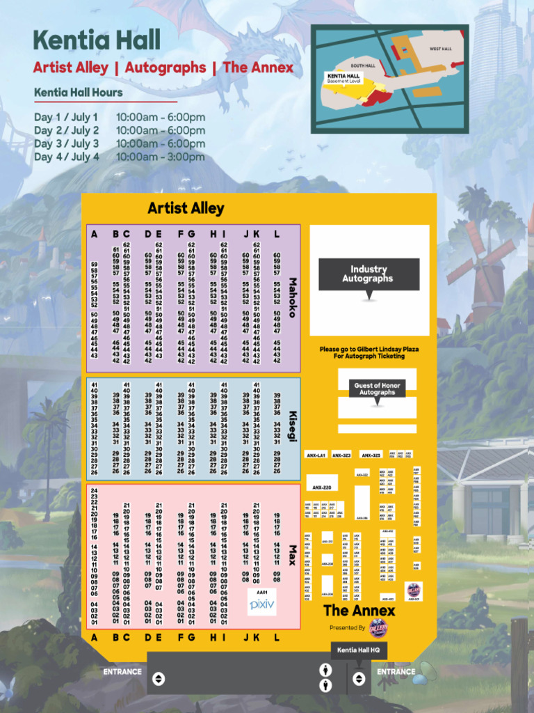 Annex and Ent Hall Map 1 | PDF