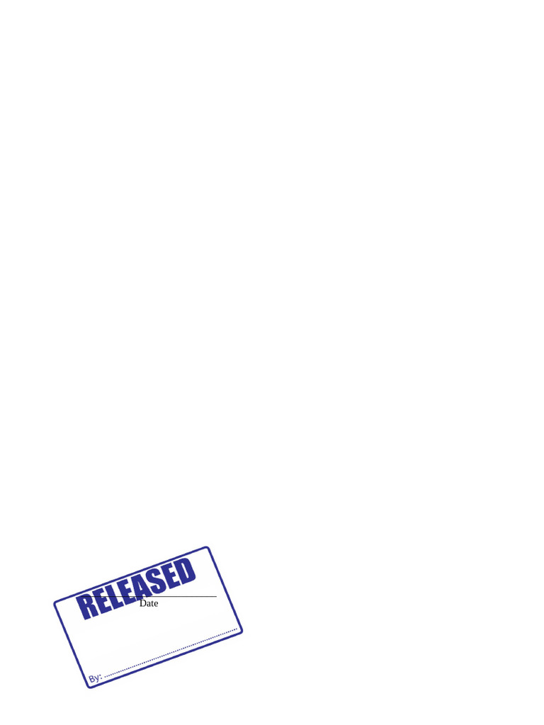 Released Stamp | PDF