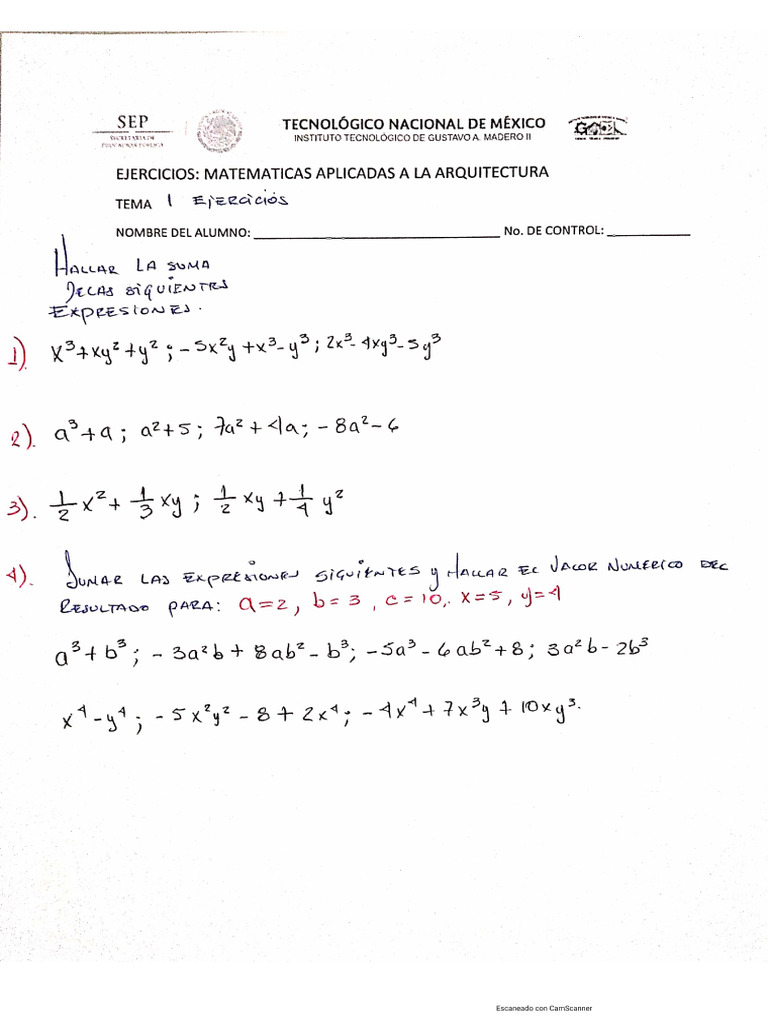 Ejercicios Tema 1 Suma - Resta - Multiplicaci-N y Divisi-N | PDF
