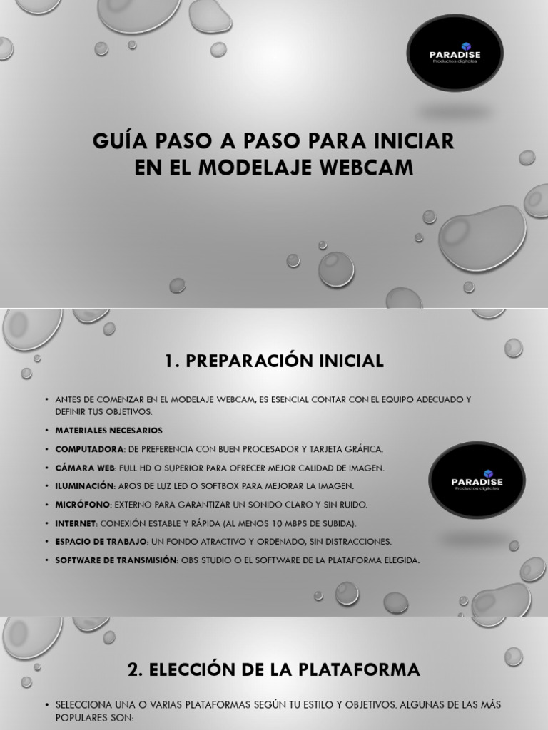 Guía para Modelaje Webcam | PDF | Informática