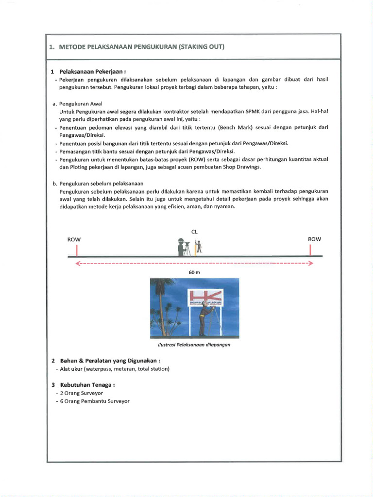 Metode Kerja Pelaksanaan Pekerjaan PVD | PDF