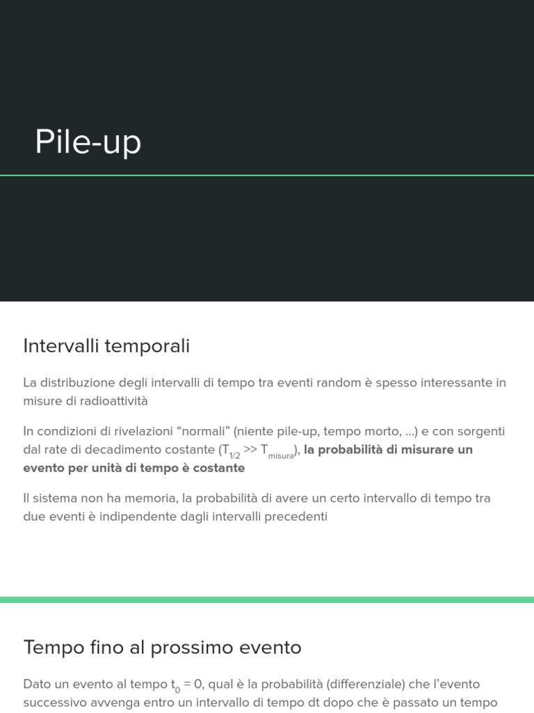 Il Pile-Up | PDF
