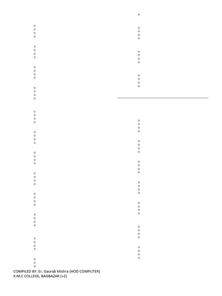C Progrmming MCQS ALL | PDF | Integer (Computer Science) | Data Type