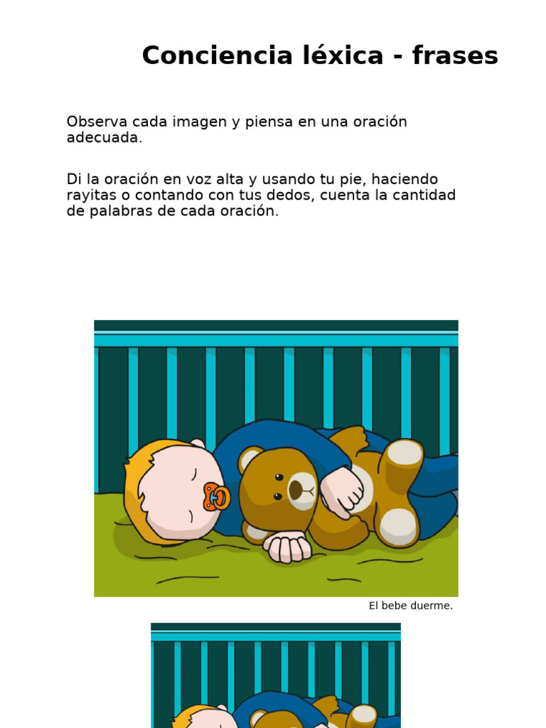 Conciencia Lexica - Frases | PDF